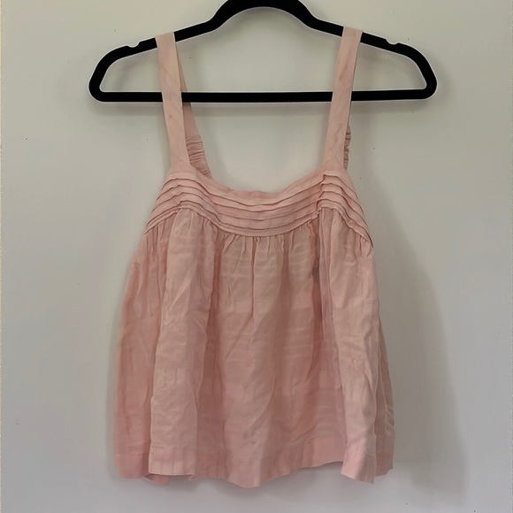 American Eagle Outfitters | Tops | Nwt Pink American Eagle Flowy Crop ...